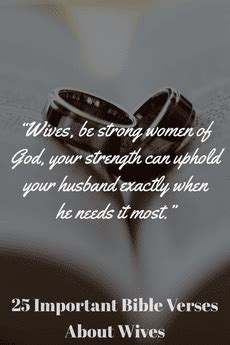 25 Important Bible Verses About Wives And Biblical Duties