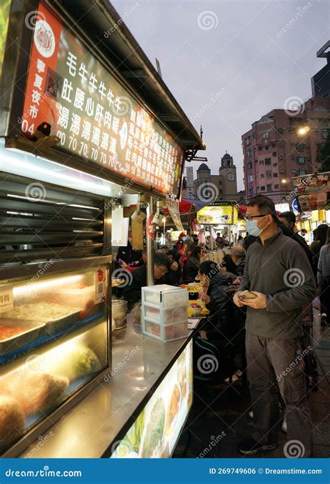 Ningxia Night Market In Taipei Taiwan 2023 Editorial Photo Image Of