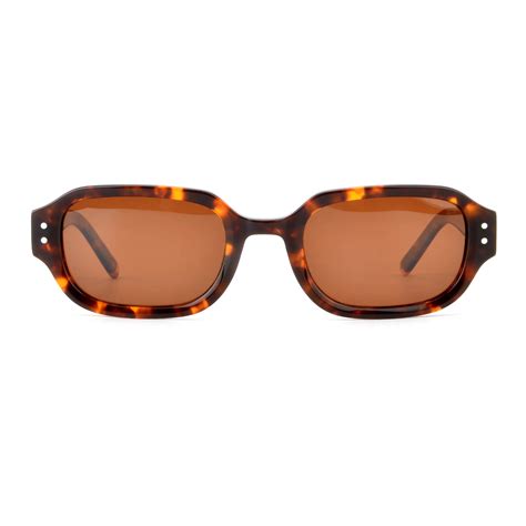 Rectangular Designer Model Acetate Demi High Quality Shades Polarized
