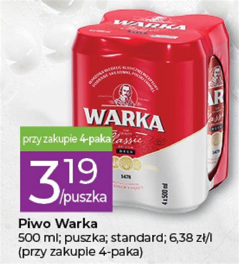 Archiwum Warka Classic Piwo Jasne 500 Ml Stokrotka Express 20 10