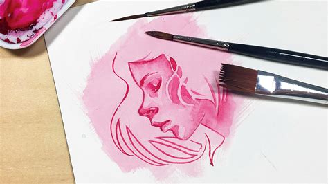 Brush Water Drawing At Natalie Murray Blog