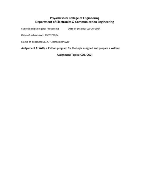 Assignment Python Coding Pdf