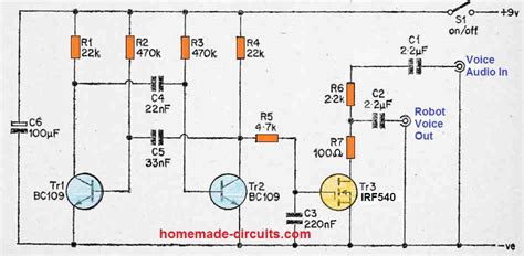 Robot Voice Generator Circuit Homemade Circuit Projects