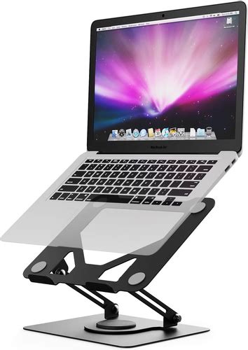 Supporto Pc Portatile Gb1050 Laptop Stand Ergonomico Con Base Girevole
