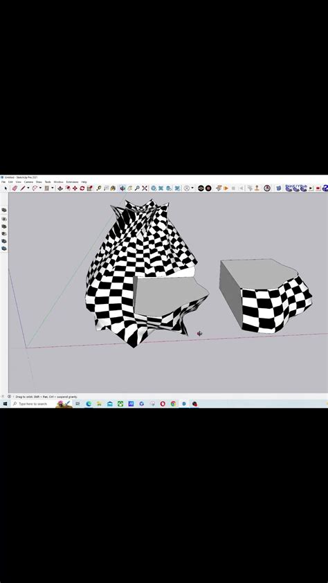 Make Void In 3d Solid Model With Solid Tool Sketchupguru Sketchup