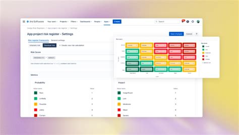 Hedge Risk Management Risk Register And Risk Matrix For Jira