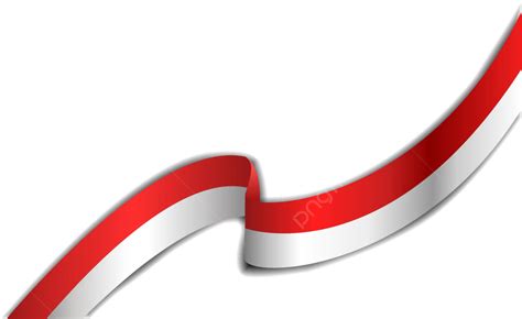 빨간색과 흰색 리본 벡터 빨간색과 흰색 깃발 빨간색과 하얀색 인도네시아 국기 Png 일러스트 및 벡터 에 대한 무료 다운로드 Pngtree