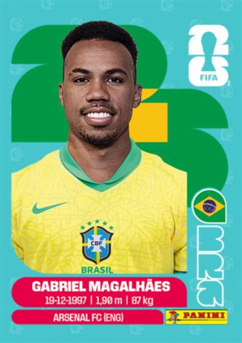 Gabriel Magalhães Bra6 Copa Do Mundo 2026 Myp Cards