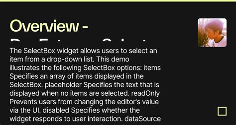 Overview Devextreme Select Box Codesandbox