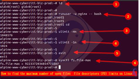 Linux Increase The Maximum Number Of Open Files File Descriptors Fd