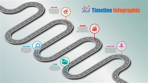 포인터가 있는 비즈니스 로드맵 타임라인 인포그래픽 템플릿 벡터 일러스트레이션 0명에 대한 스톡 벡터 아트 및 기타 이미지 0명 개념 거리 Istock