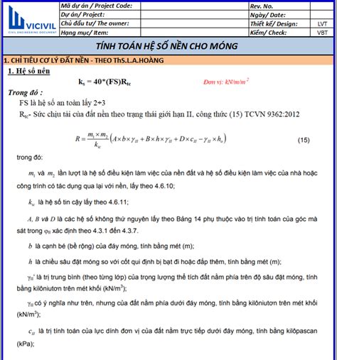 Calculate Modulus Of Subgrade VICIVIL