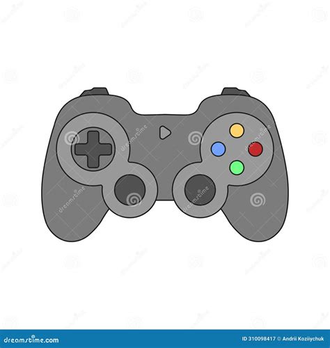 Gamepad Controller Vector Icon Joystick Logo Game Console Vector Icon Stylish Simple Gamepads