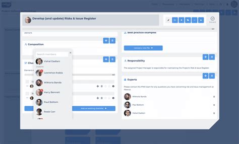 Assigning Members To Elements And Checklist Tasks Blog Method Grid