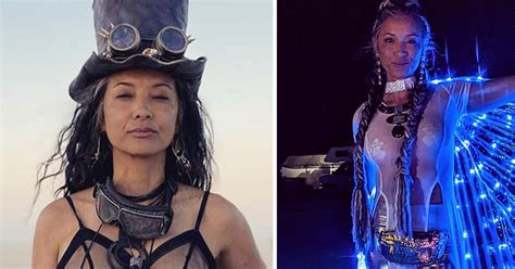 Star 54 Shocks At Burning Man With See Through Dress Badass Yahoo