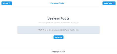 GitHub Vishalmajumdar Random Facts Random Facts Generator Using React