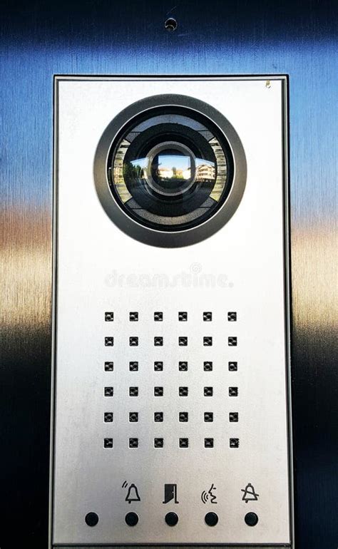 Intercom On Building Wall Stock Image Image Of Healthy 362106155