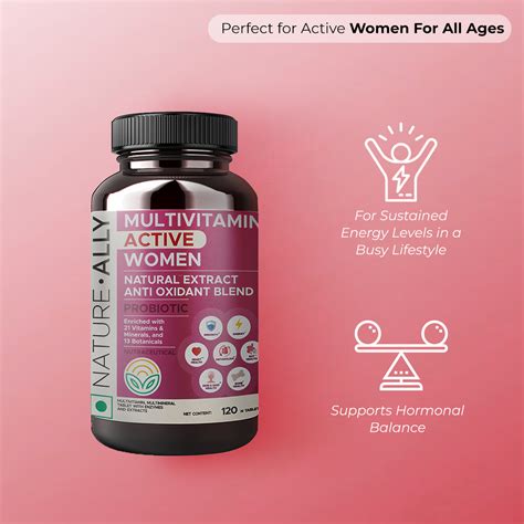 Multivitamin Tablets For Women With Antioxidant Property Supplement