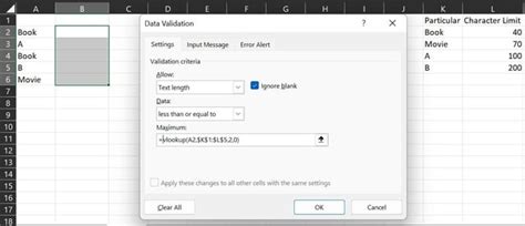 Can Excel Do Dynamic Cell Character Limits Rexcel