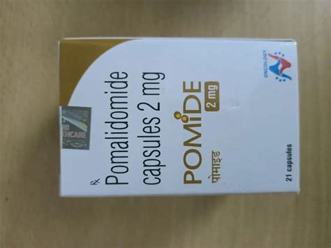 Pomide Pomalidomide 2mg Capsules At ₹ 3000piece New Delhi Id 24722389030
