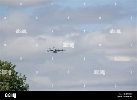Zm414 Raf Royal Air Force Airbus A400m Atlas Military Plane On A Low