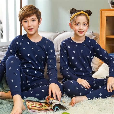 Moda Elegante Y Glamorosa Para Niños Y Niñas Hermosos Pijamas