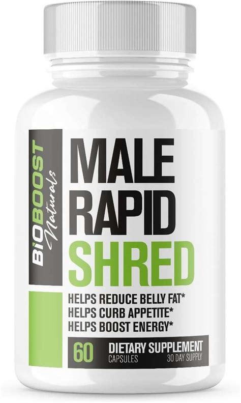 Rapid Shred Fat Burner For Men Weight Loss Pills Mens Fitness