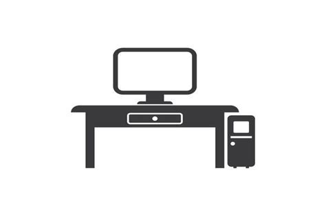 Computer And Cpu Logo Icon Vector Graphic By Juliochaniago Creative Fabrica