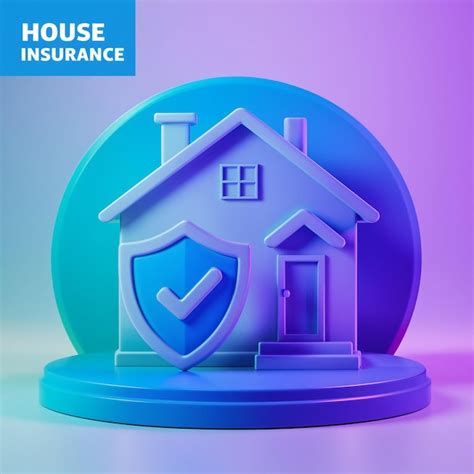 Imagem Com Uma Casa Com Um Escudo Simbolizando O Seguro Da Casa Vetor Premium Gerado Com Ia