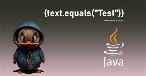 text equals text java code simple explaining