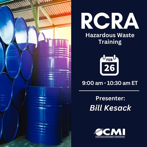 Compliance Management International On Linkedin Ehs Rcra