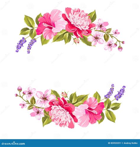 Background With Garland Vector Illustration 24228400