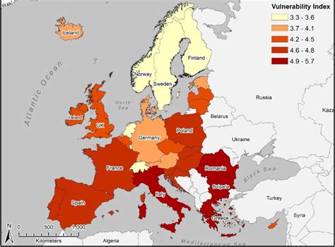 Vulnerability Index At Country Level Download Scientific Diagram