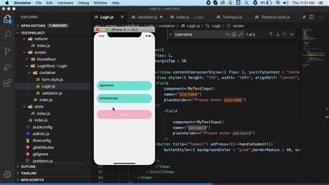 React Native Redux Form Validation In 8 Mins Hindi Youtube