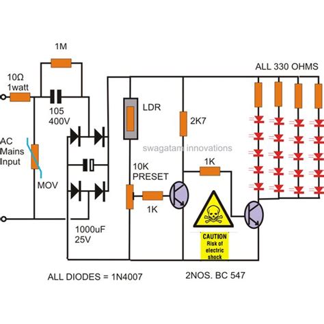 Schematic Diagram For Led Build A Simple Led Circuit