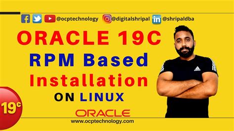 Oracle 19c Rpm Based Installation On Oracle Linux 7 Youtube