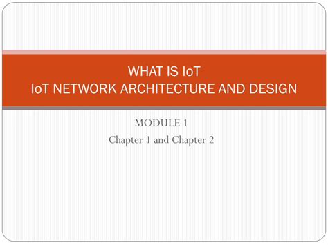 Pdf What Is Iot Iot Network Architecture And Design Dokumen Tips