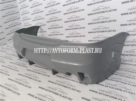 Задний бампер Mitsubishi Lancer IX в стиле INGS Extreem под двойной ...
