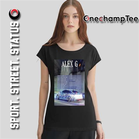 Official Alex G Concert Tour 2026 Poster Shirt Hoodie Long Sleeve Tee