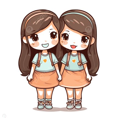 Imágenes Divertidas De Dibujos Animados De Hermanas