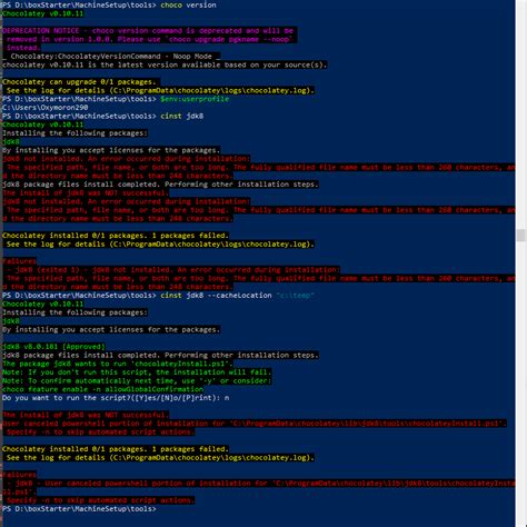 Chocolateychocolateychocolatey Temp Download Paths · Issue 241 · Chocolateyboxstarter
