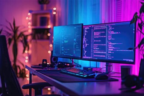 Home Programmer Work Environment Coding Abstraction Premium Ai