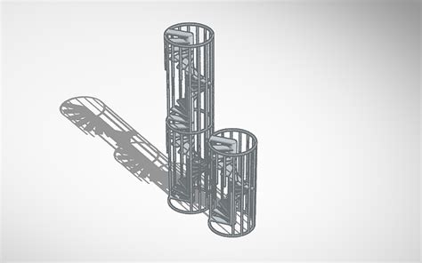 3d design spiral staircase tinkercad