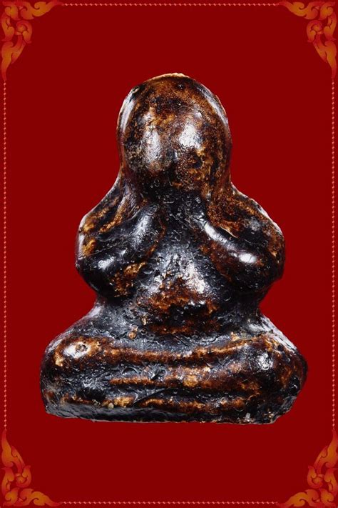 พระปิดตาโสฬสหลวงปู่กลิ่น เนื้อผงโสฬสคลุกรักจุ่มรัก พิมพ์ชลูดใหญ่ วัดสะพานสูง จ นนทบุรี 👍 👍 👍