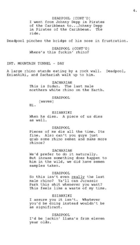 Animated ‘deadpool Script Pics — Written By Donald Glover Hollywood