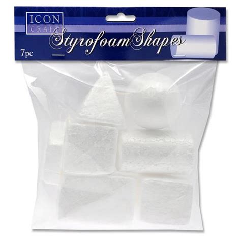 Styrofoam Shapes 7pcs Assorted Vibes And Scribes