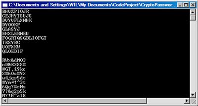 Cryptographically Strong Random Password Generation CodeProject