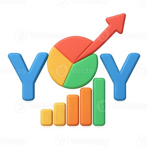 3d Yoy Growth Chart With Colorful Bars And Graph Elements 65756790 Png