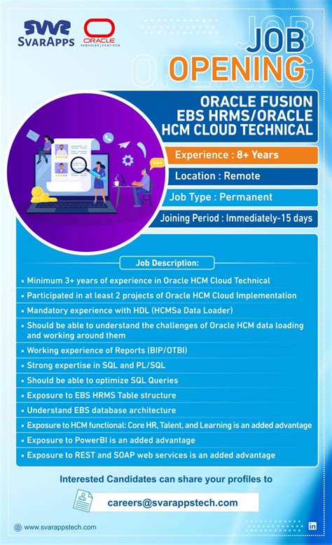 Svarapps Technologies Private Limited On Linkedin Oracle Fusion Oraclefusion Ebs Hrms Hcm