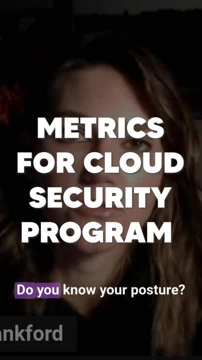 [video] Cloud Security Podcast On Linkedin Metrics For Cloud Security Program